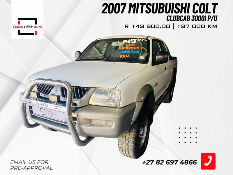 2007 Mitsubishi Colt Clubcab 3000i P/U - Quick Click Auto
